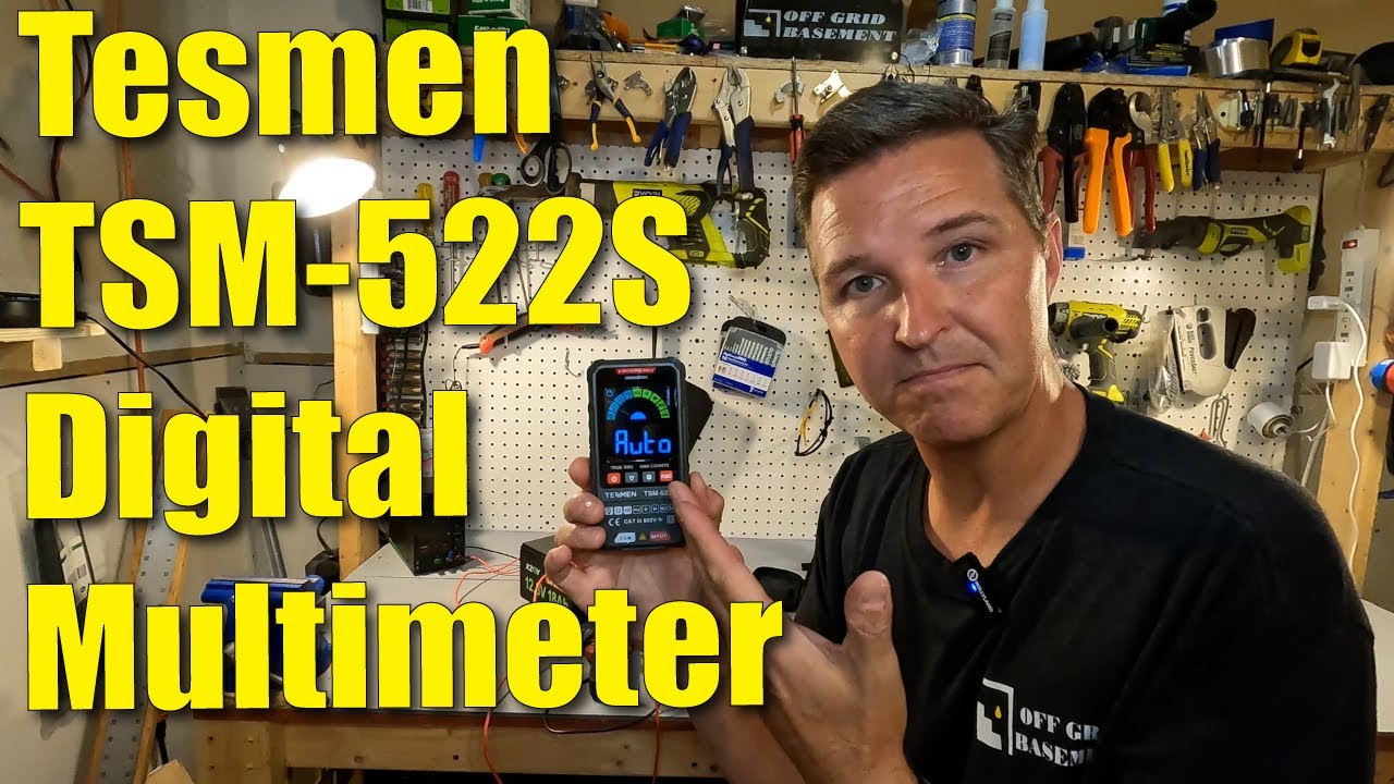 Tesmen TSM-522S Digital Multimeter. Inexpensive, accurate and has a big ...