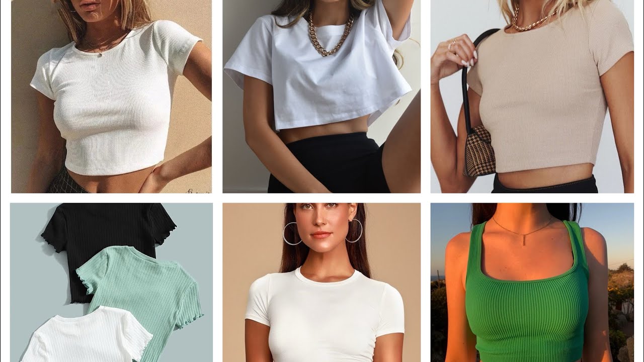 Crop tops for girls | Trendy Outfits For girls | Summer Outfits For ...