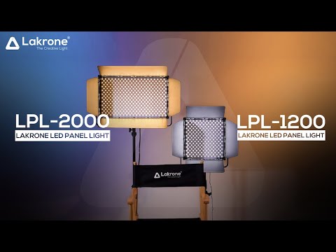 LPL-1200 & LPL-2000 ไฟแอลอีดี Panel สุดยอดไฟกำลังสว่างแบบจัดเต็ม Lakrone ที่ปรับสีปรับแสงได้ดัง ...