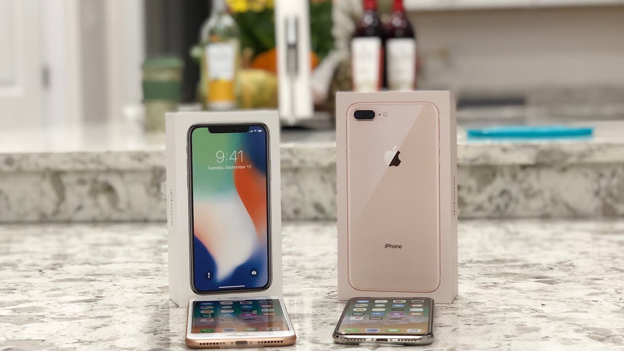 iPhone X vs iPhone 8 Plus ShowDown - Unbox, Review, and Comparison ...