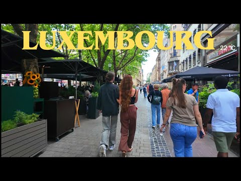 Saturday Morning in Luxembourg City – Calm, Rich, Real | Walk