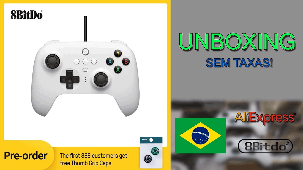 8BitDo Ultimate Wired Controller UNBOXING (PT-BR) - YouTube