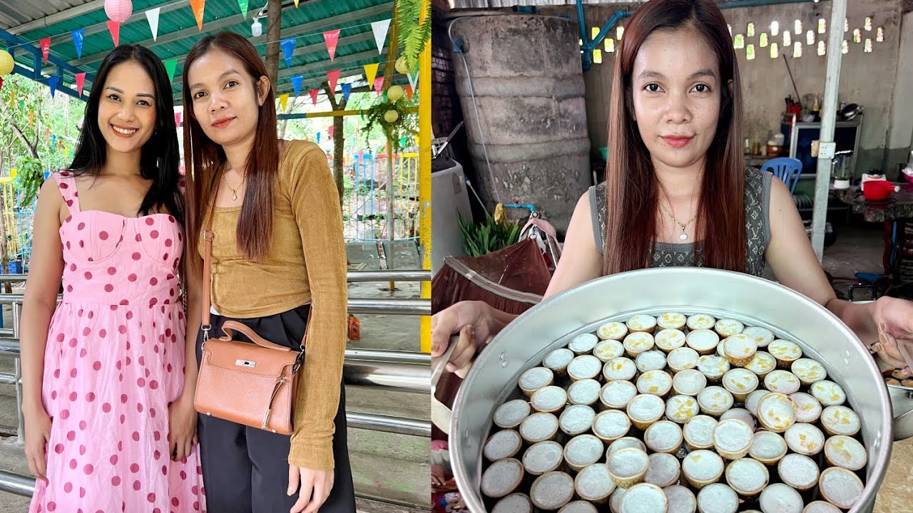 ថ្ងៃនេះជូនបងស្រី ធីតា ដេីរលេងនឹងភ្លក់ម្ហូបនំអាកោខ្ទិះ ...