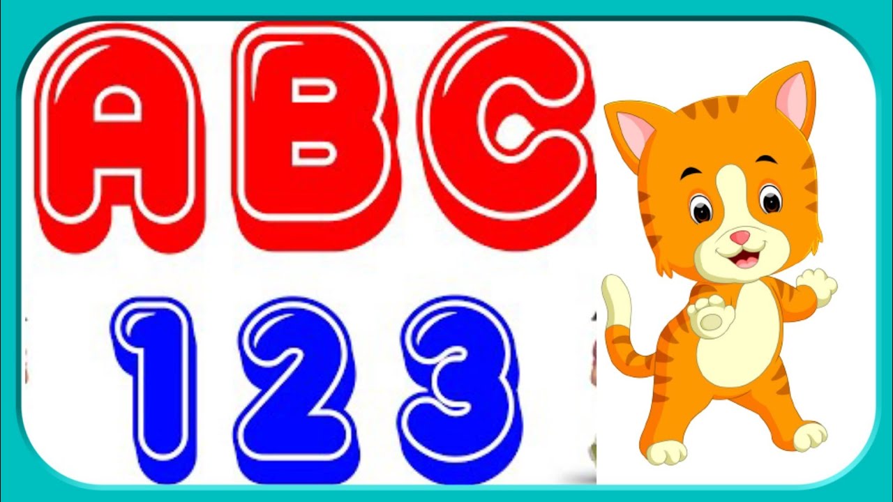 ABC & 123 learning For toddlers | ABC and numbers for preschool | abc ...