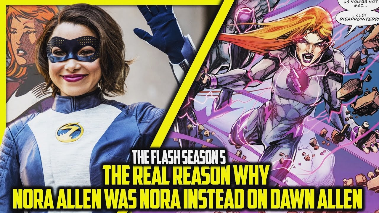 THE FLASH Season 5 - The Real Reason Why Nora Allen Was Nora Instead On ...