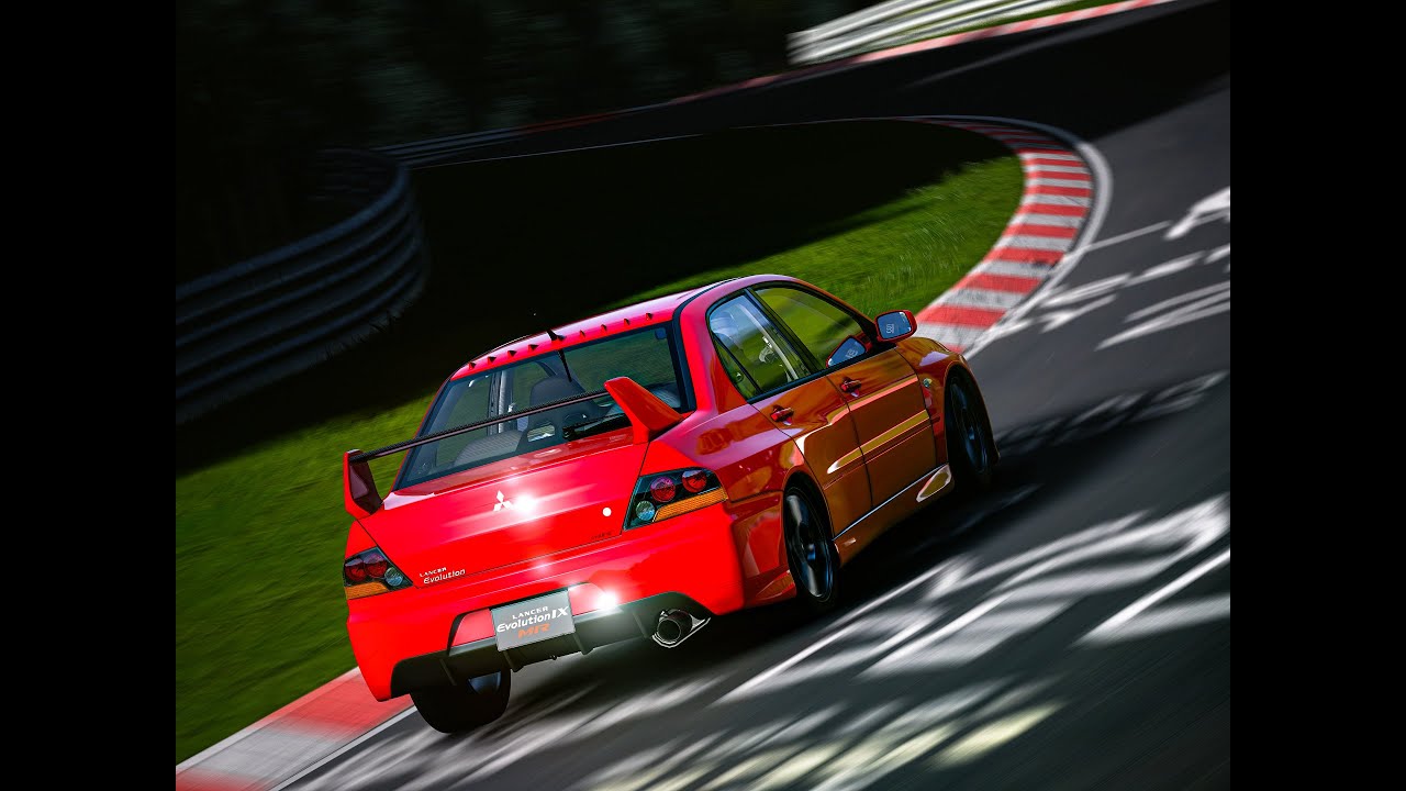 EVO IX GSR MR '06 first in game with gt4 music - YouTube