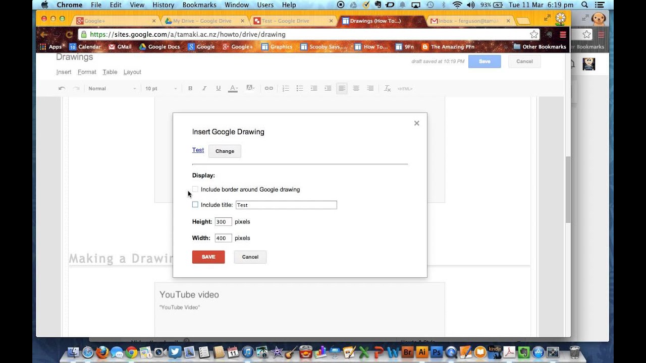 Embedding a Drawing on a Site - YouTube