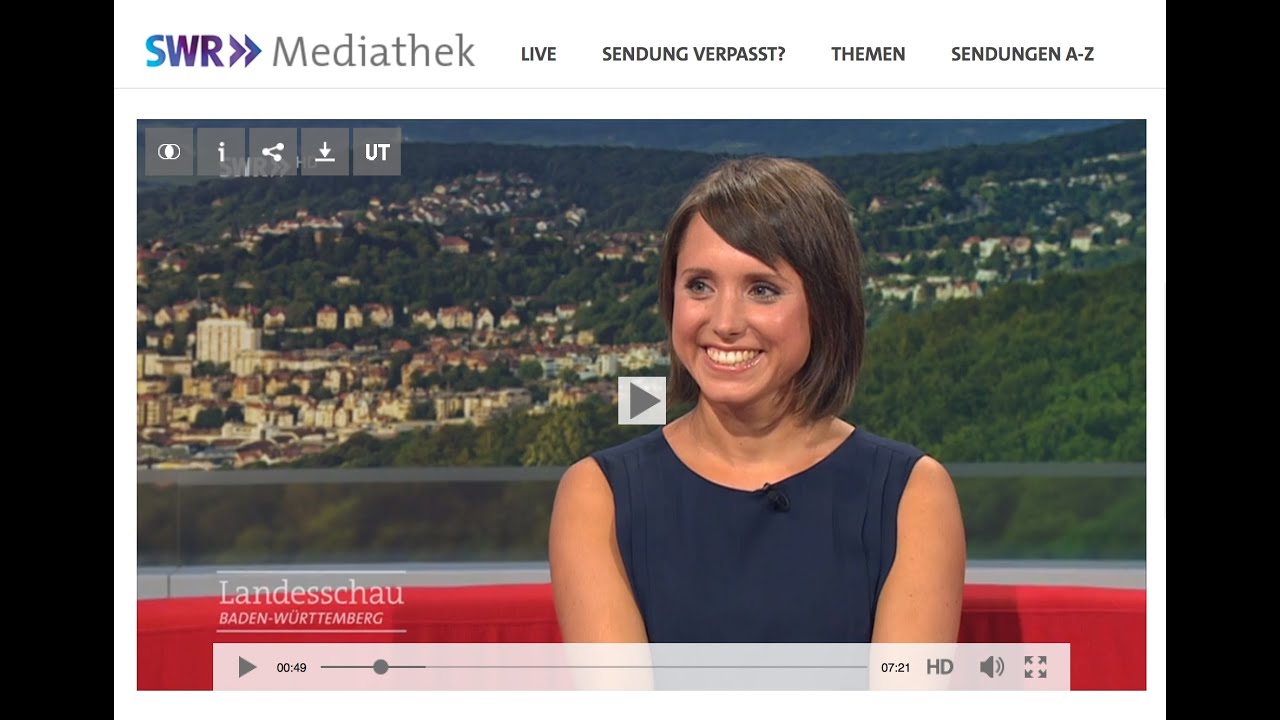 Zu Besuch bei der SWR Landesschau Baden Württemberg - YouTube