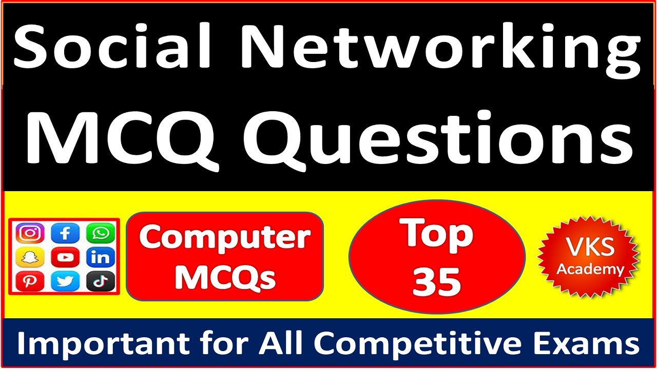 Social Networking Sites MCQs | Social Media MCQ | Social Networking ...