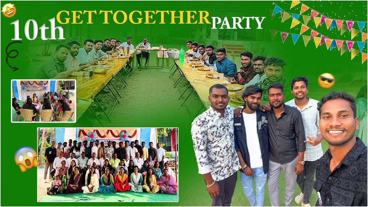 10th Get Together Party 🎉|10th Memories||Dudes Of Sircilla|#vlogs # ...