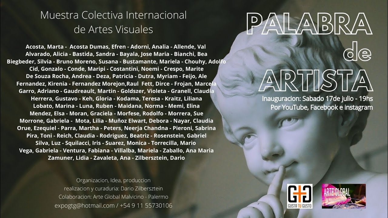 Palabra de Artista - Muestra virtual internacional de artes visuales ...