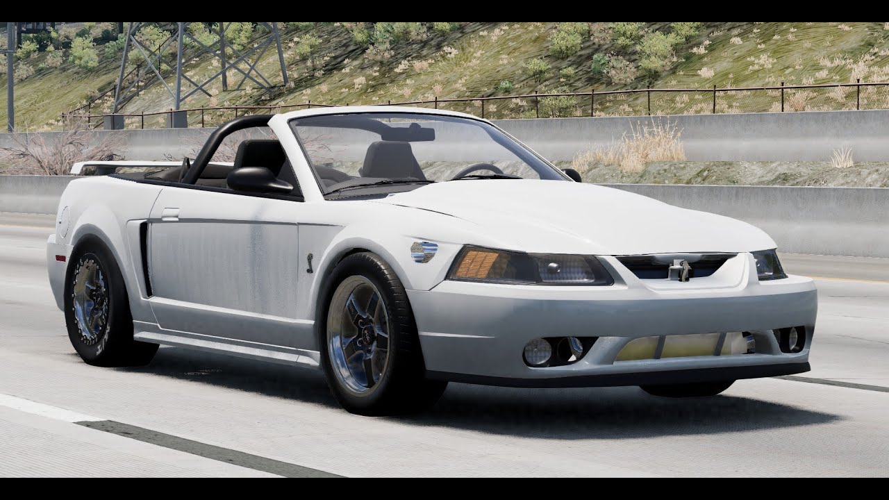 BeamNG - Single Turbo 99' Cobra Cruise - YouTube