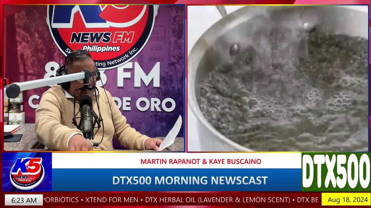 DTX500 MORNING NEWSCAST SUNDAY EDITION - YouTube