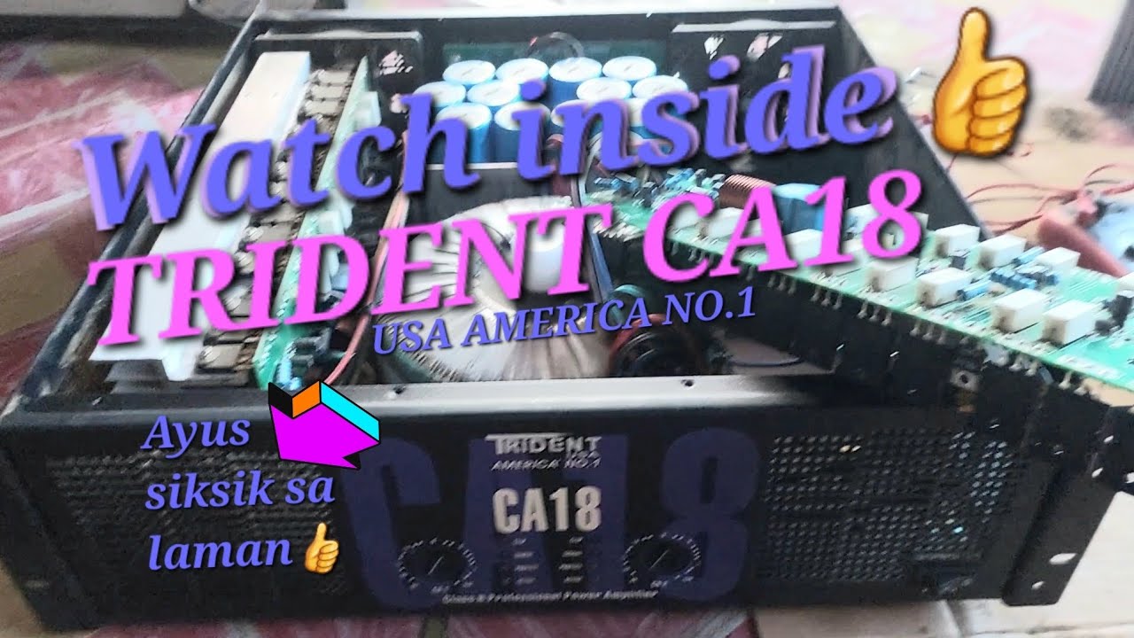 Trident CA18 America No.1_Watch inside,Subrang Siksik sa Laman👍 - YouTube