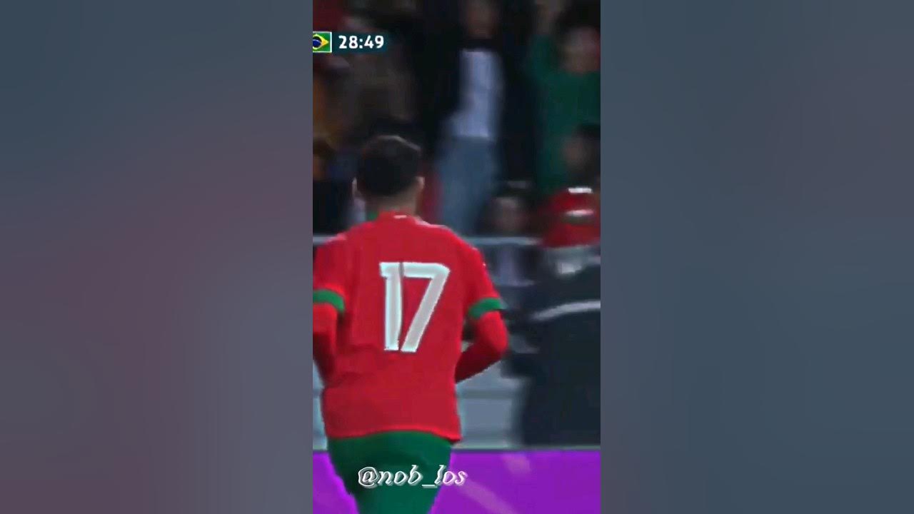 هدف سفيان بوفال، هدف سفيان بوفال ضد البرازيل سفيانبوفال Viral Shorts Status Morocco Youtube