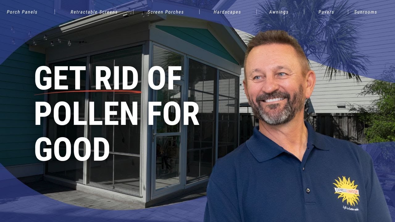 The BEST Outdoor Living Solution To Get Of Pollen - YouTube