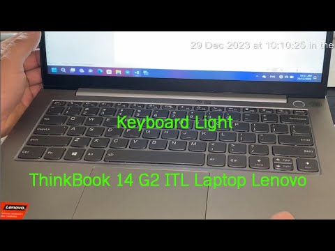 Keyboard Backlight ThinkBook 14 G2 ITL Laptop Lenovo - YouTube