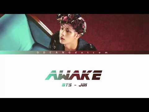 BTS (Jin) - Awake (Color Coded Lyrics Eng/Rom/Han/가사)