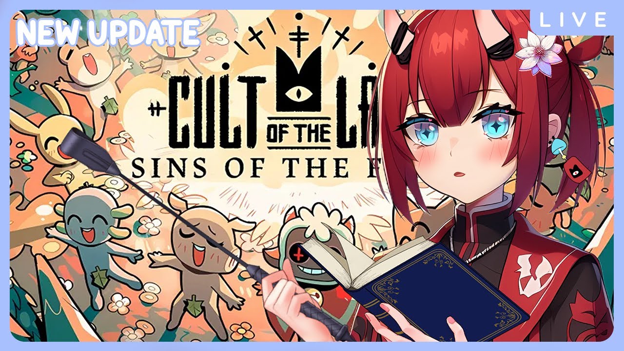 【Cult of The Lamb】Vtuber te Obliga a hacer HUEVOS si te portas mal ...