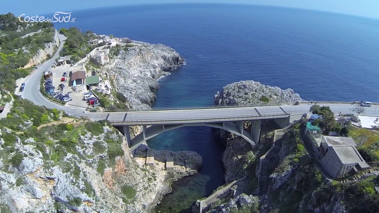 Ponte Ciolo - Salento - Drone - Dji Phantom - COSTE DEL SUD.IT - YouTube
