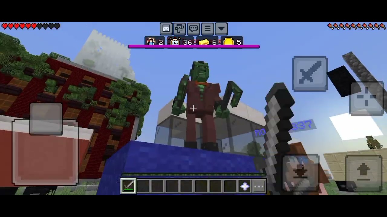 lifeboat but zombies are try to kill you....... #1 #fypシ #minecraft ...
