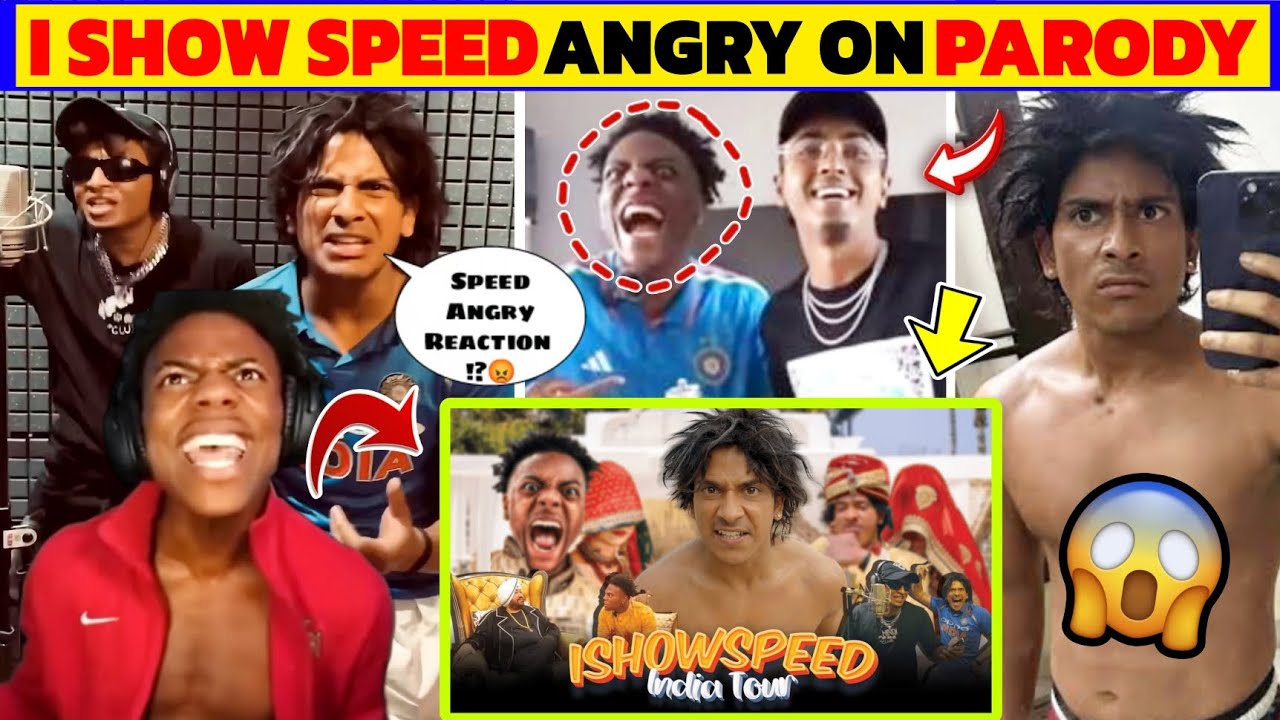 I Show Speed Angry React's To Purav Jha Parody Video 😡 | I Show Speed X ...