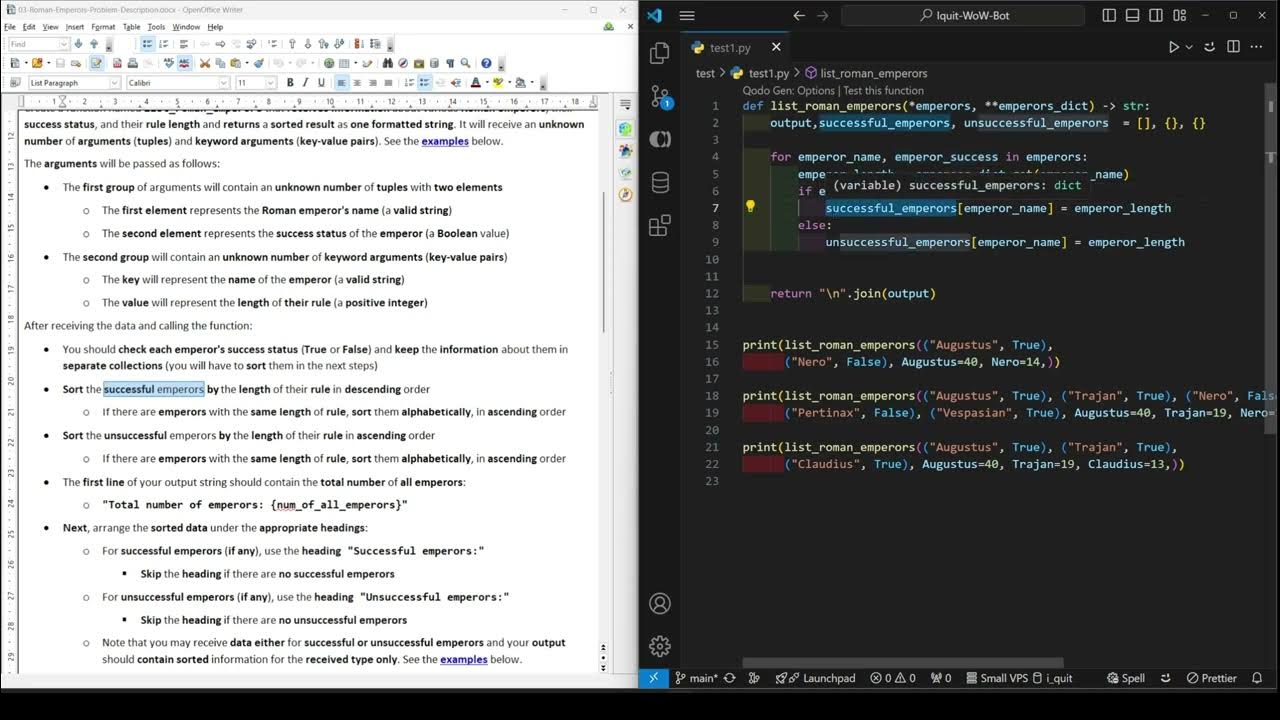 SoftUni Advanced - 03. Roman Emperors - Python Advanced Regular Exam - 20 October 2024 - YouTube