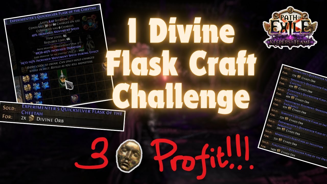 [POE 3.27] Secret Flask Crafting Tech with Foulborn Currency | Easy ...