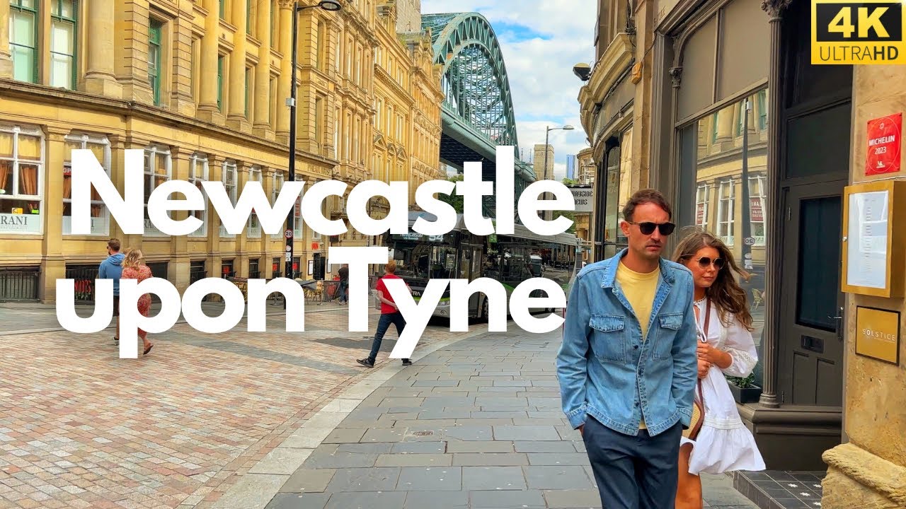 Newcastle Sunday walk in the Summer. 4K - YouTube