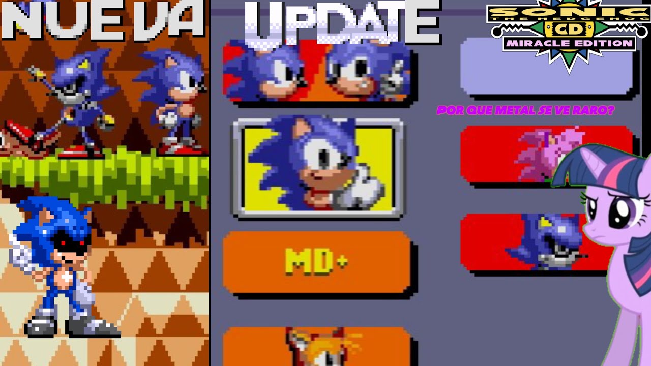 Sonic. CD Miracle Edition¡Nueva actualización! - YouTube