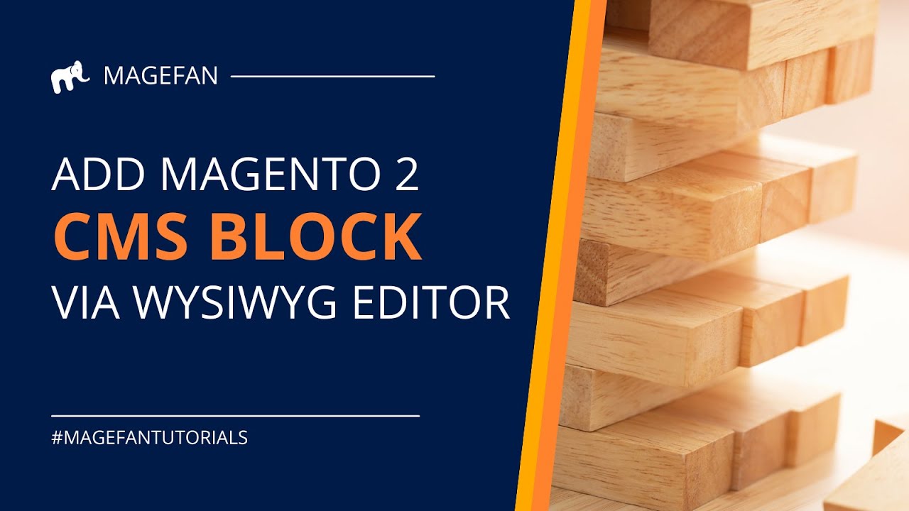 How To Add Magento 2 Cms Block Via Wysiwyg Editor Youtube 9931