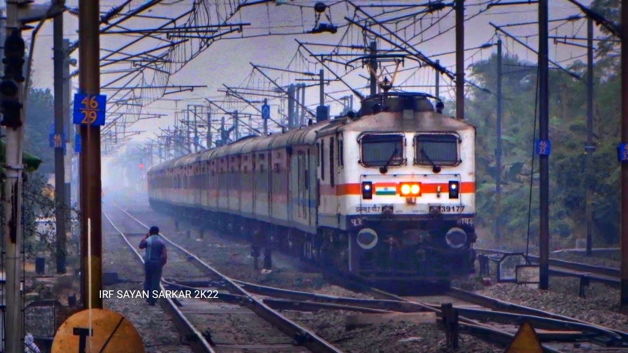 Compilation Of the ER King🔥🔥 || The Legendary Howrah Rajdhani express ...