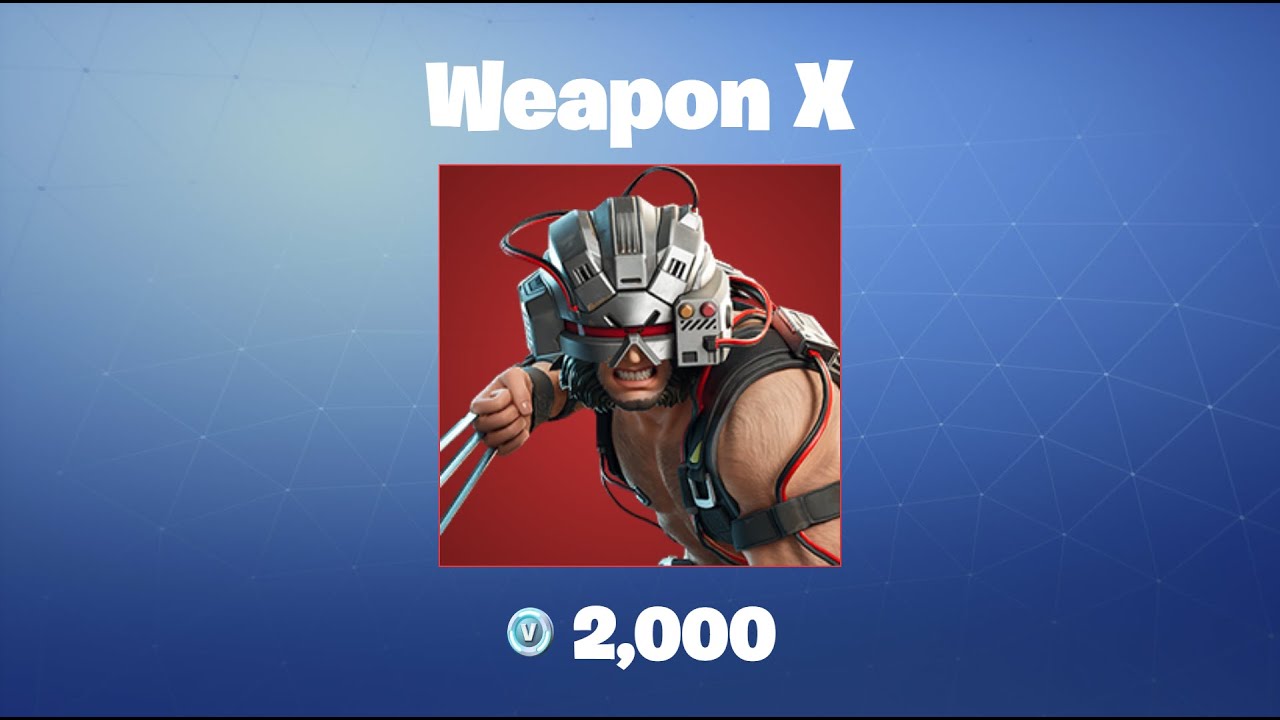Weapon X | Fortnite Outfit/Skin - YouTube