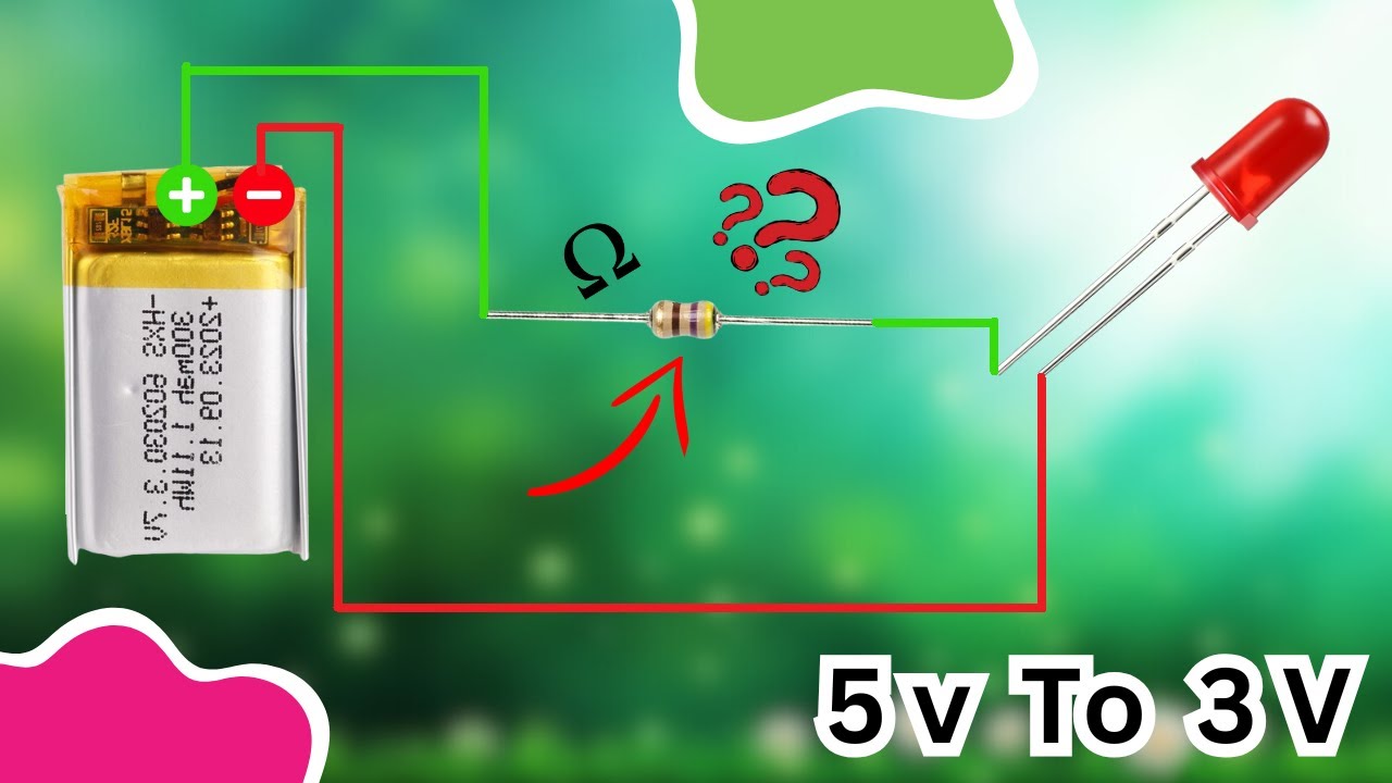 Simple 5V to 3V Voltage Divider Circuit Using Resistors | Easy DIY ...