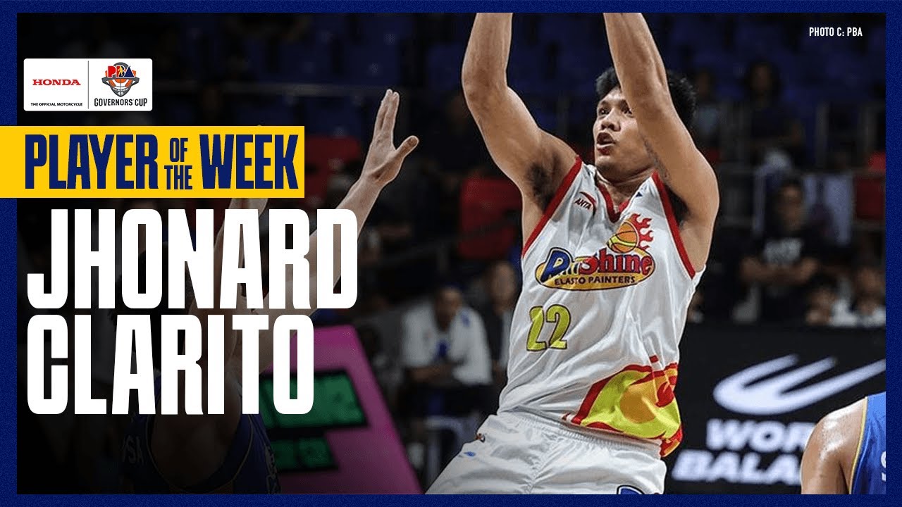JHONARD CLARITO | PLAYER OF THE WEEK | PBA SEASON 49 GOVERNORS' CUP ...