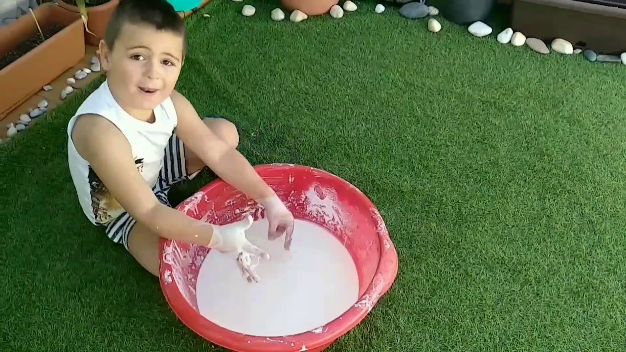 Experimento con maicena 🥼🧪 - YouTube