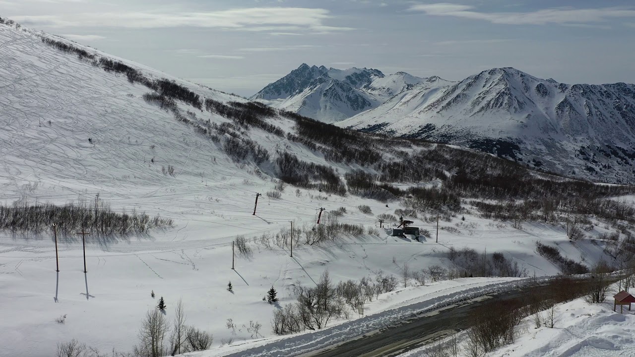 Anchorage AK - Arctic Valley Ski Area - Beginner Mode Drone Testing ...