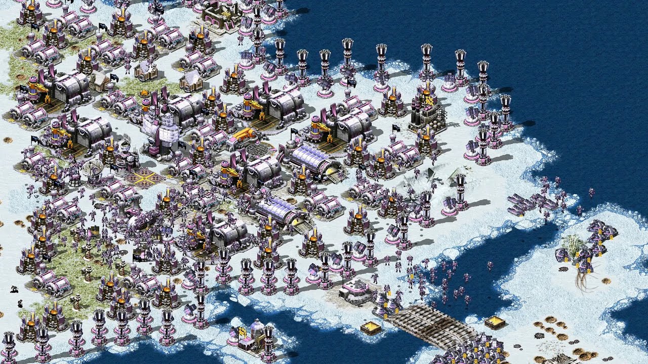 Red Alert 2 Yuri's Revenge Frozen Flesh Version 4 Map Extra Hard AI ...