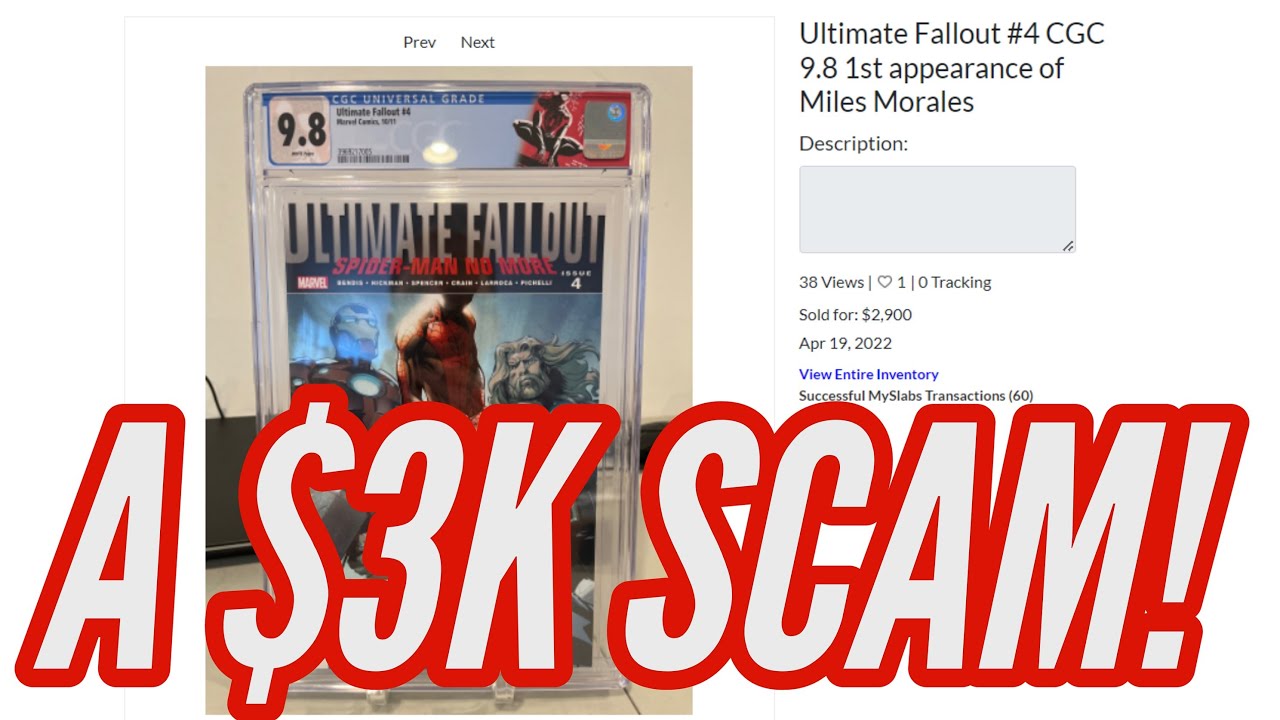 Facsimile Comic Sells for Almost $3k, MySlabs Seller Scams Collectors ...