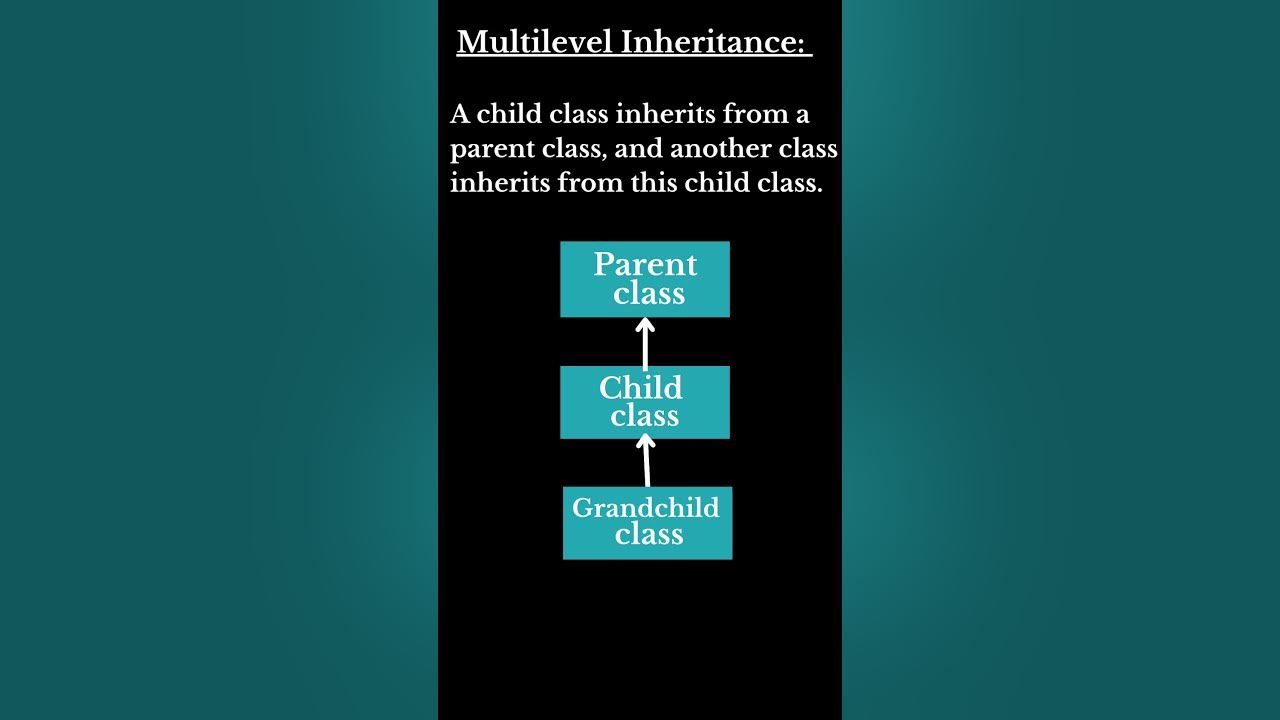 Types Of Inheritance Python Pythonforbeginners Learn Inheritance Youtube