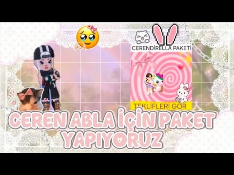 @CerennOyun İÇİN PAKET YAPIYORUZ 🎀🤏🏻💗||Milk PK XD LOVES #CERENDİRELLA