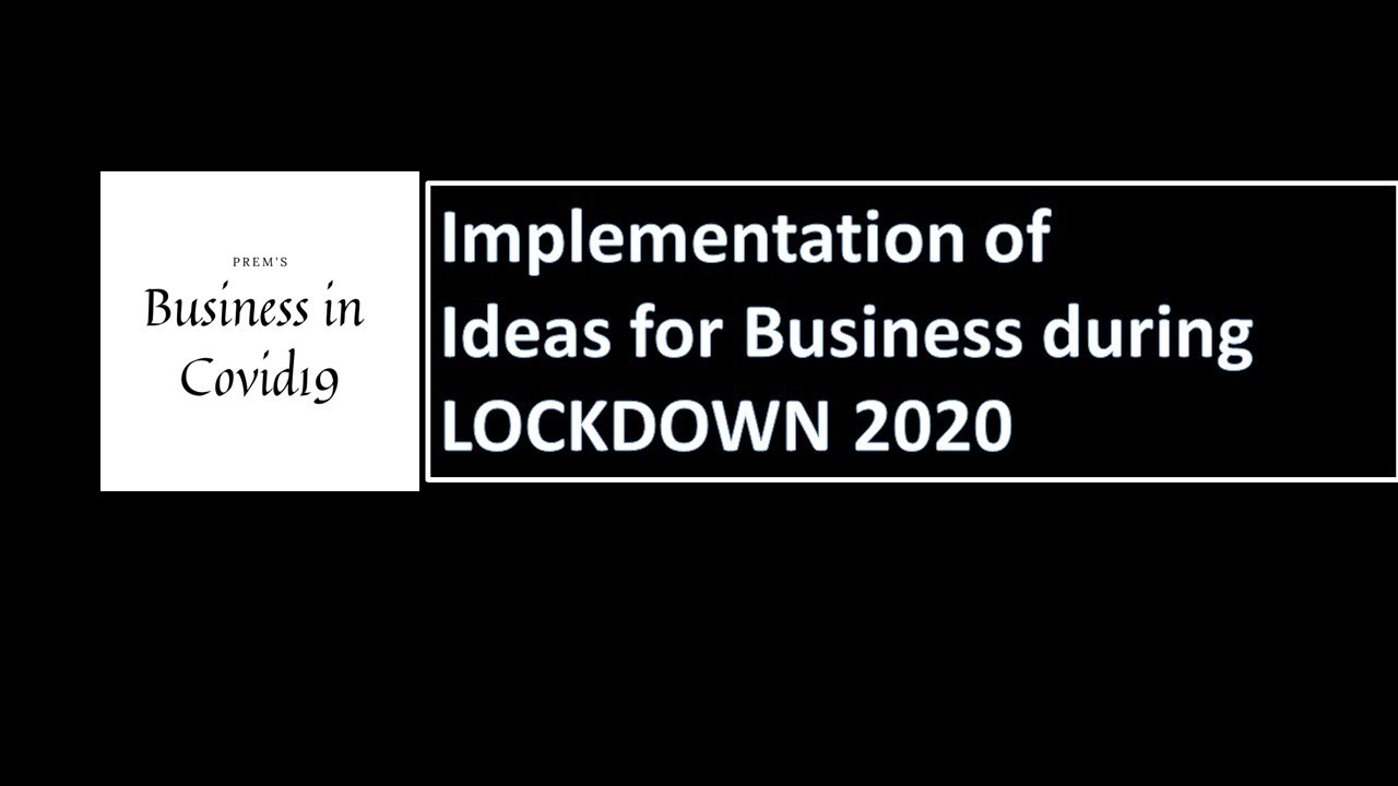 Idea Implementation I Theoretically I During Lockdown due to Covid 19 I ...