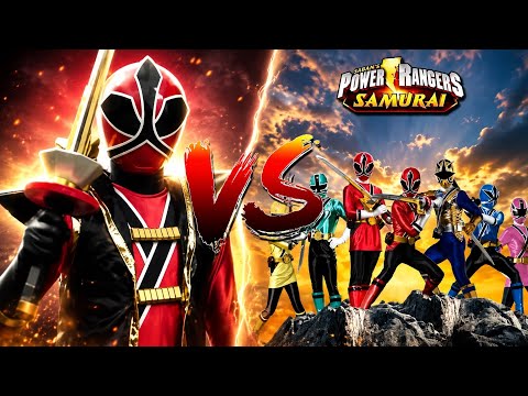 Master Xandred Turns Into Dark Shinken Red Ranger?! Samurai Team Gets Ambushed 2k quality 