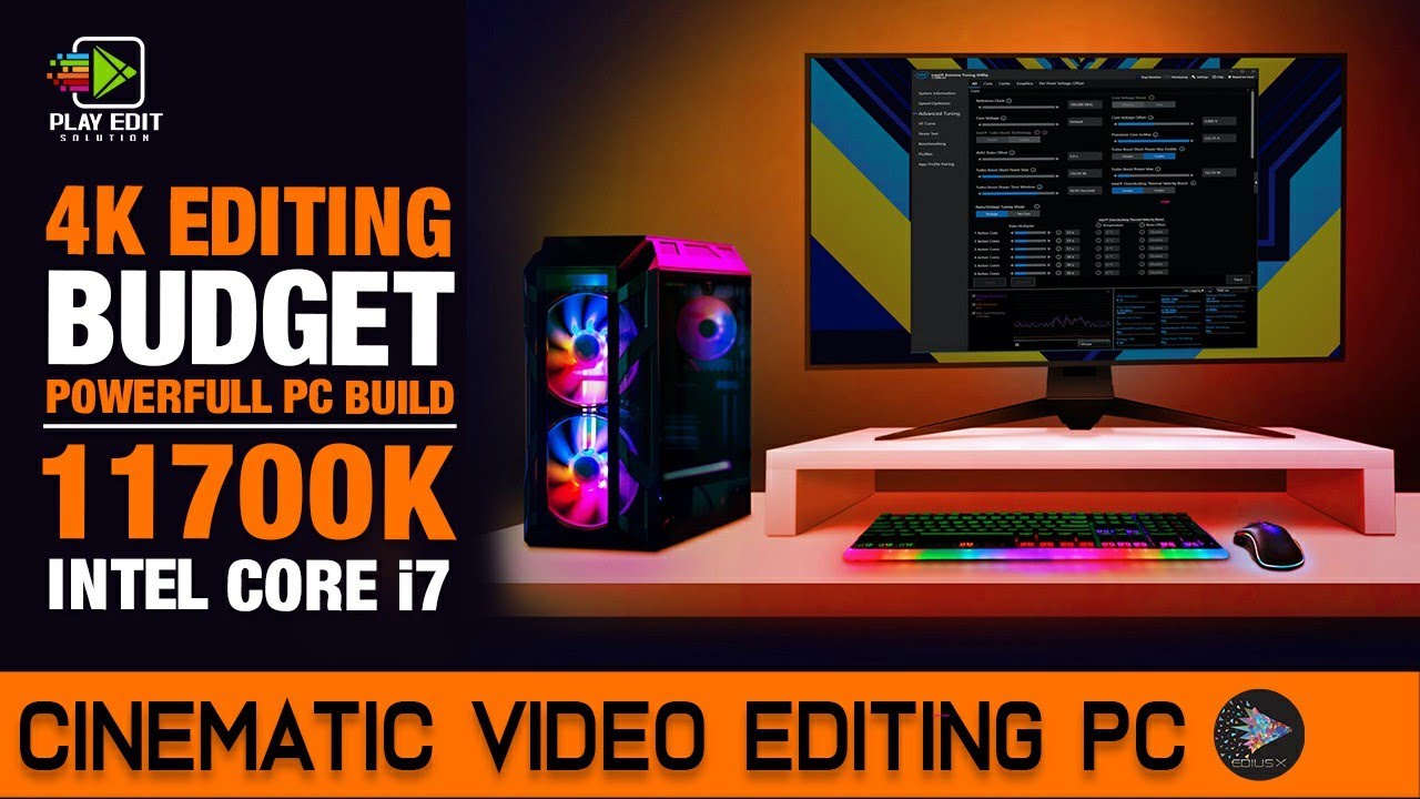 Intel 11th Gen Core i7-11700K Video Editing PC Build 🔥 4K Video Editing ...