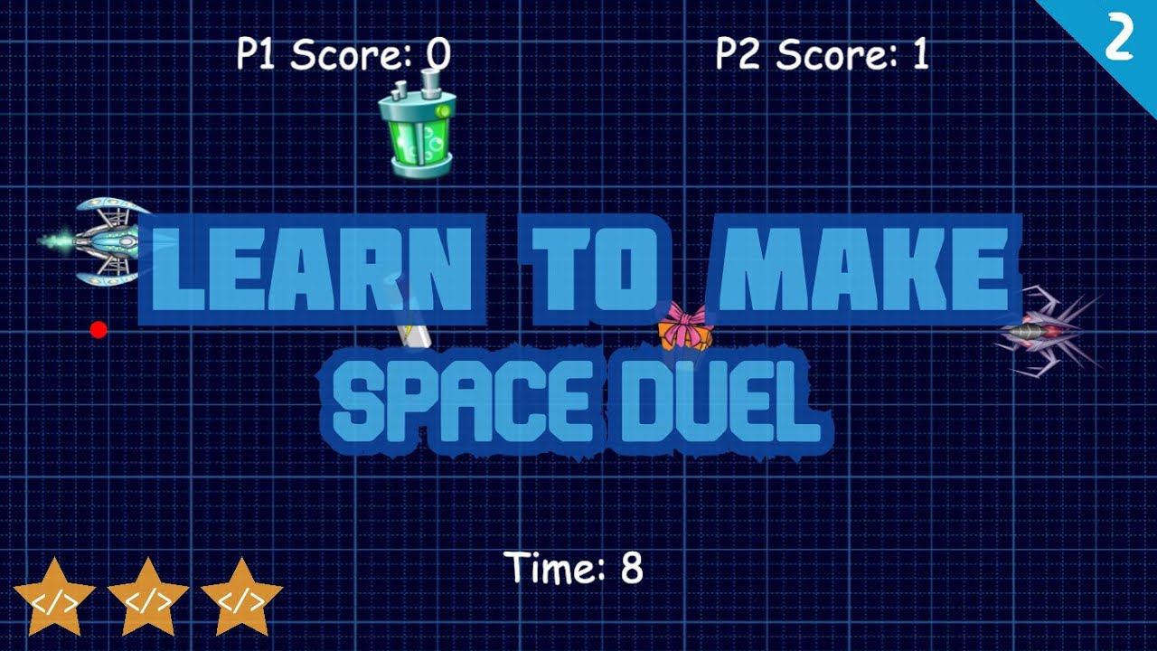 Make a Space Duel Game with Tynker (Part 2) - YouTube