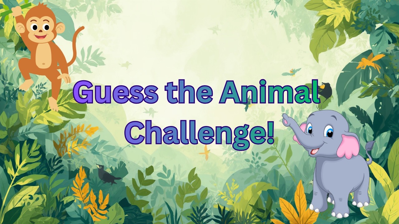 Guess the Animal Challenge | Fun Learning Game for Kids | Moonbeam Kids ...