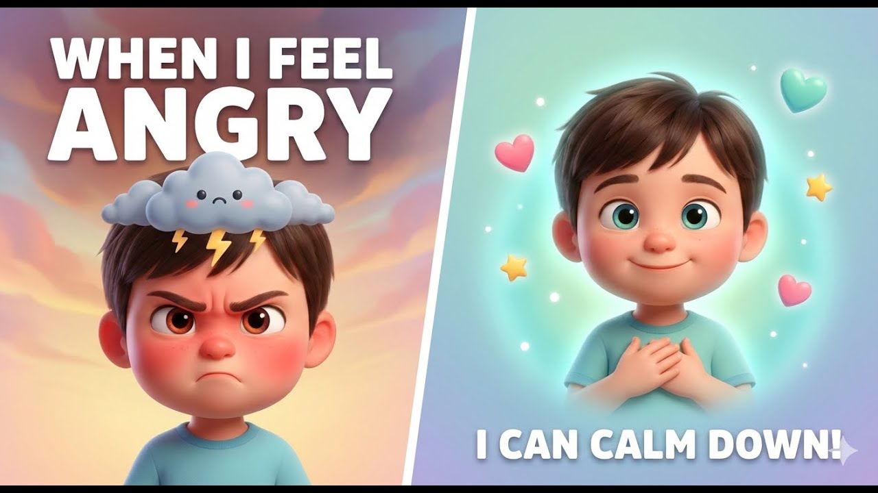When I Feel Angry, I Can… | Calm Down Song for Kids | SEL & Emotions ...