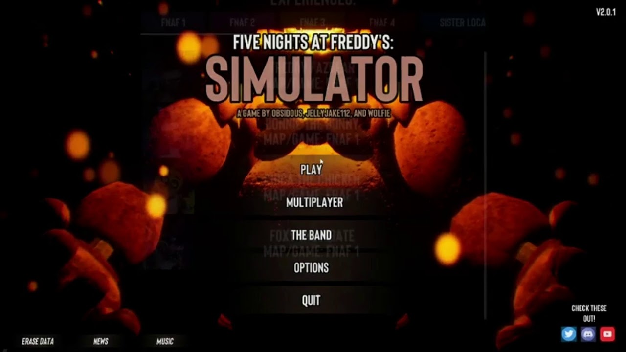 FNaF simulator FNaF 2 and 3 - YouTube