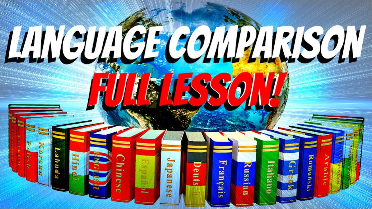 Language Comparison Lessons Only - How to become a Polyglot - Comparing ...