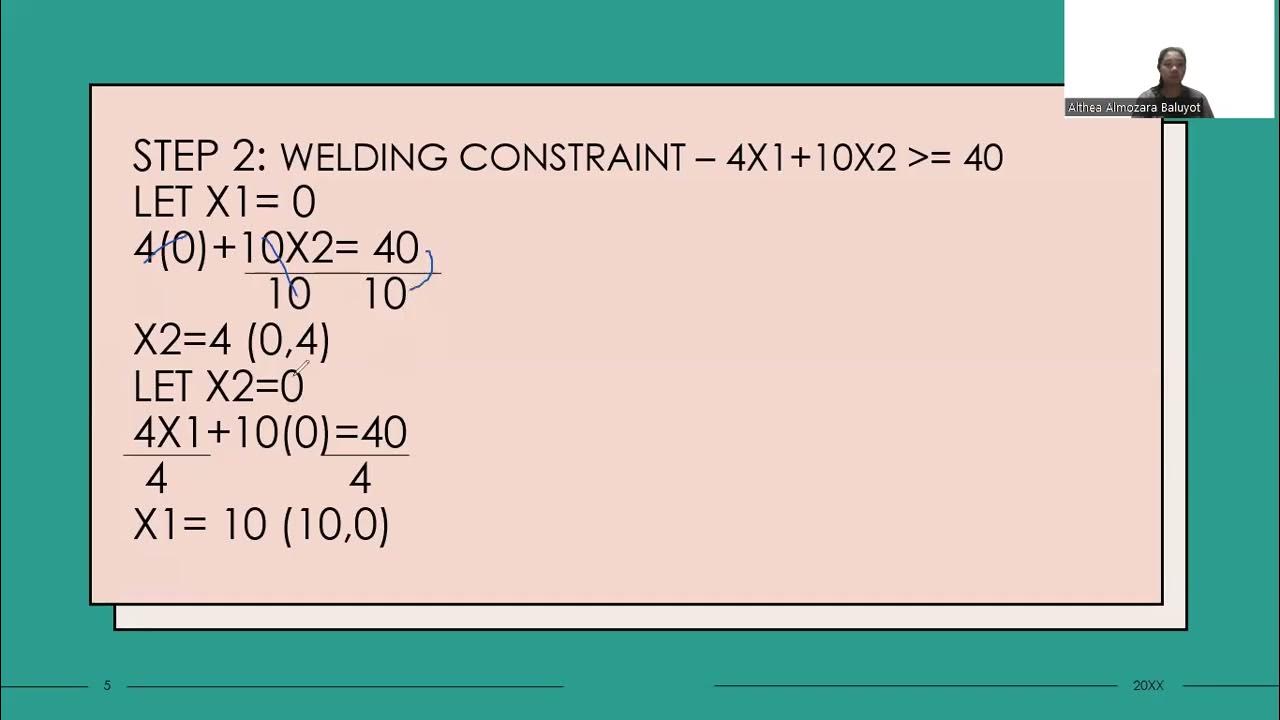 LINEAR PROGRAMMING SPECIAL CASES UNBOUNDEDNESS by Althea Baluyot - YouTube